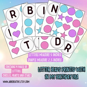 Taylor in My Birthday Era Friendship Bracelet Banner - Instant Download ...