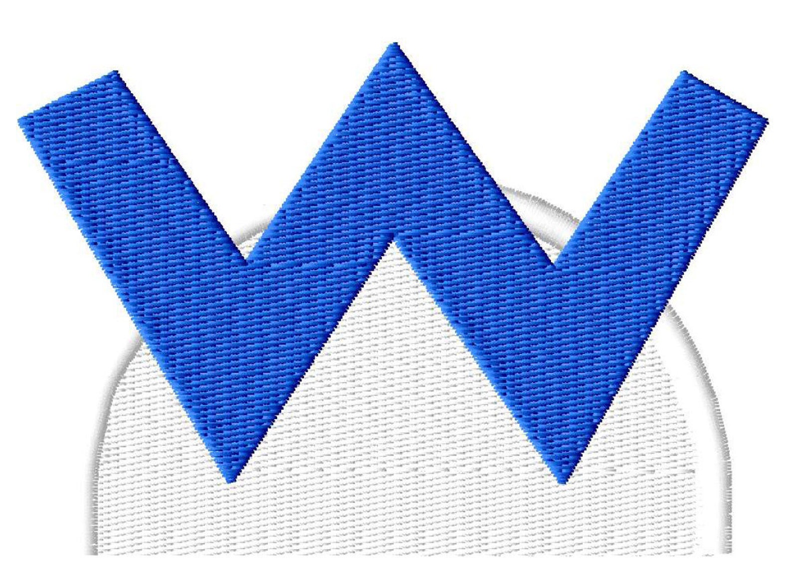 Waluigi Wario Hat Logo Super Mario Brothers Machine Embroidery Design ...
