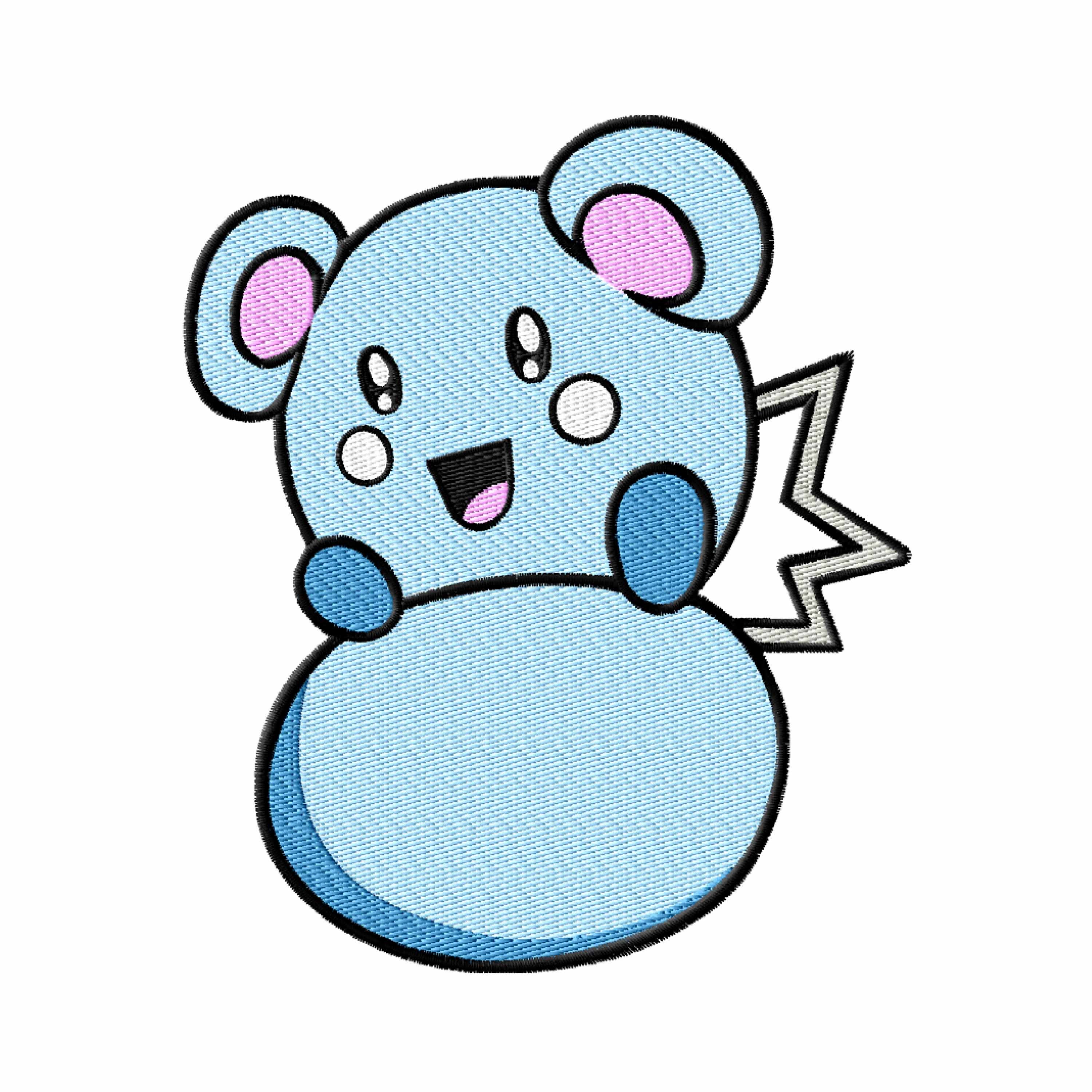 Pokemon Azurill Stickdatei Stickdatei 3 Größen - Etsy.de