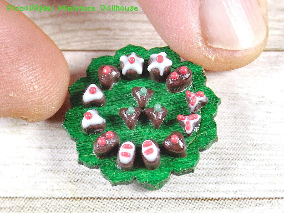 Miniature Chocolates 1:12 Scale Sweet Christmas Food - Etsy