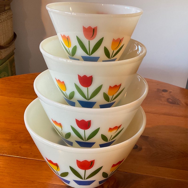 Fire King Tulip - Etsy