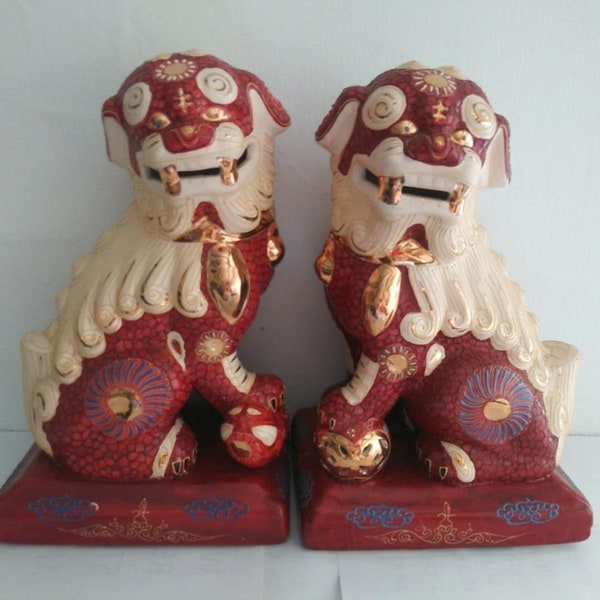 Foo Dogs Pair - Etsy