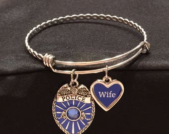 Police jewelry | Etsy