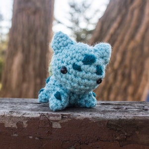 Bulbasaur Pokemon Amigurumi Mini Crochet Plushie Toy - Etsy