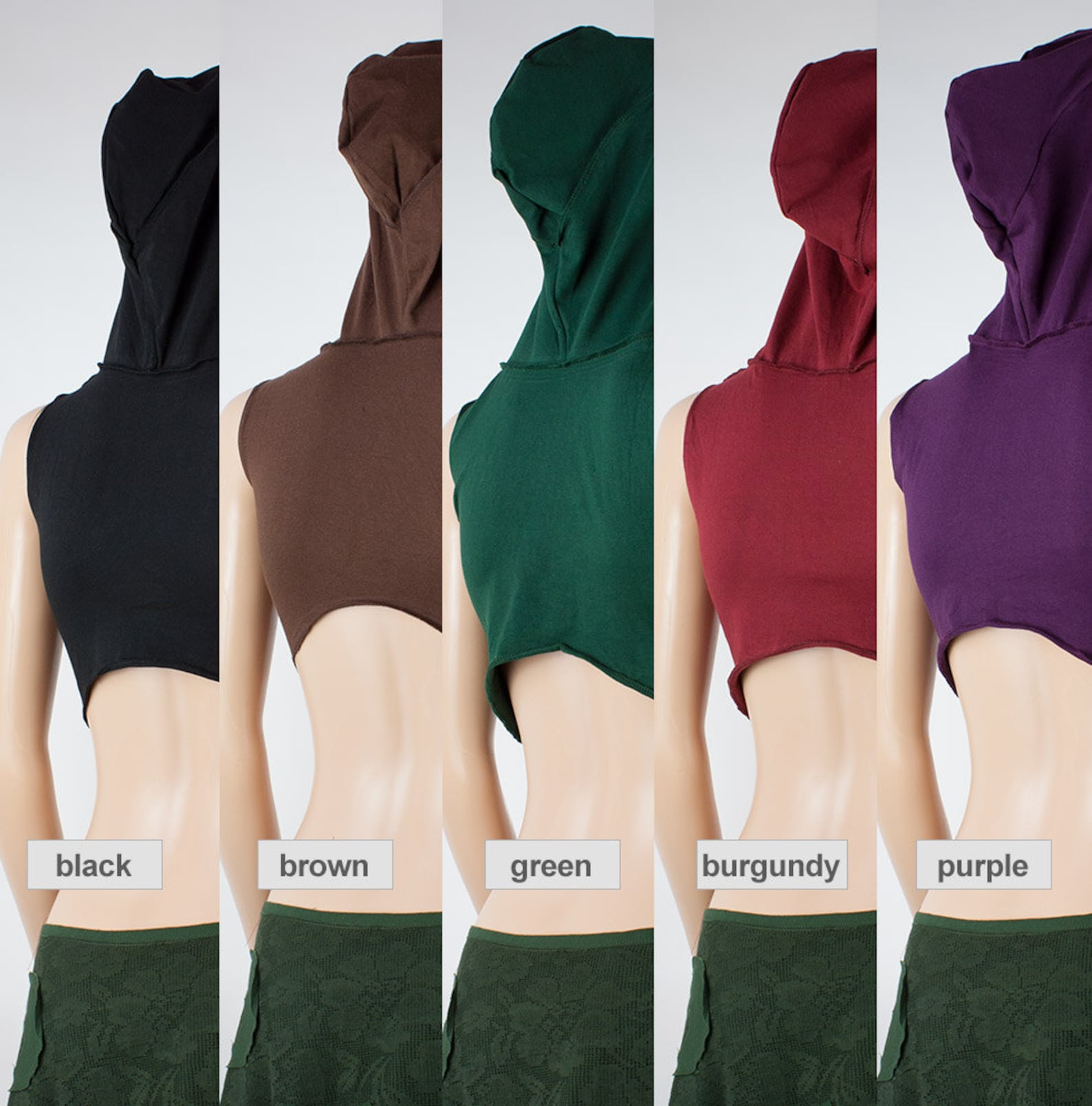 Pixie Top Psytrance Pixie Hood Top Fairy Top Bra Top | Etsy