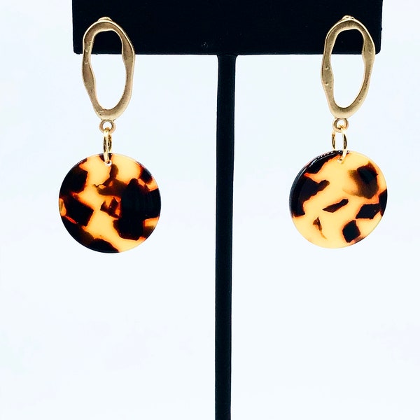 Tortoise Earrings - Etsy