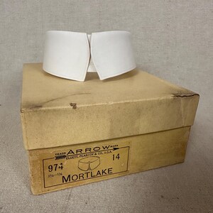 Detachable Collar Arrow Mortlake Size DEADSTOCK 20s Edwardian Pointed ...