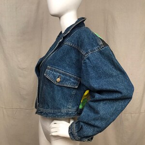 Lautrec Jean Jacket Handpainted Denim Moulin Rouge Cropped - Etsy