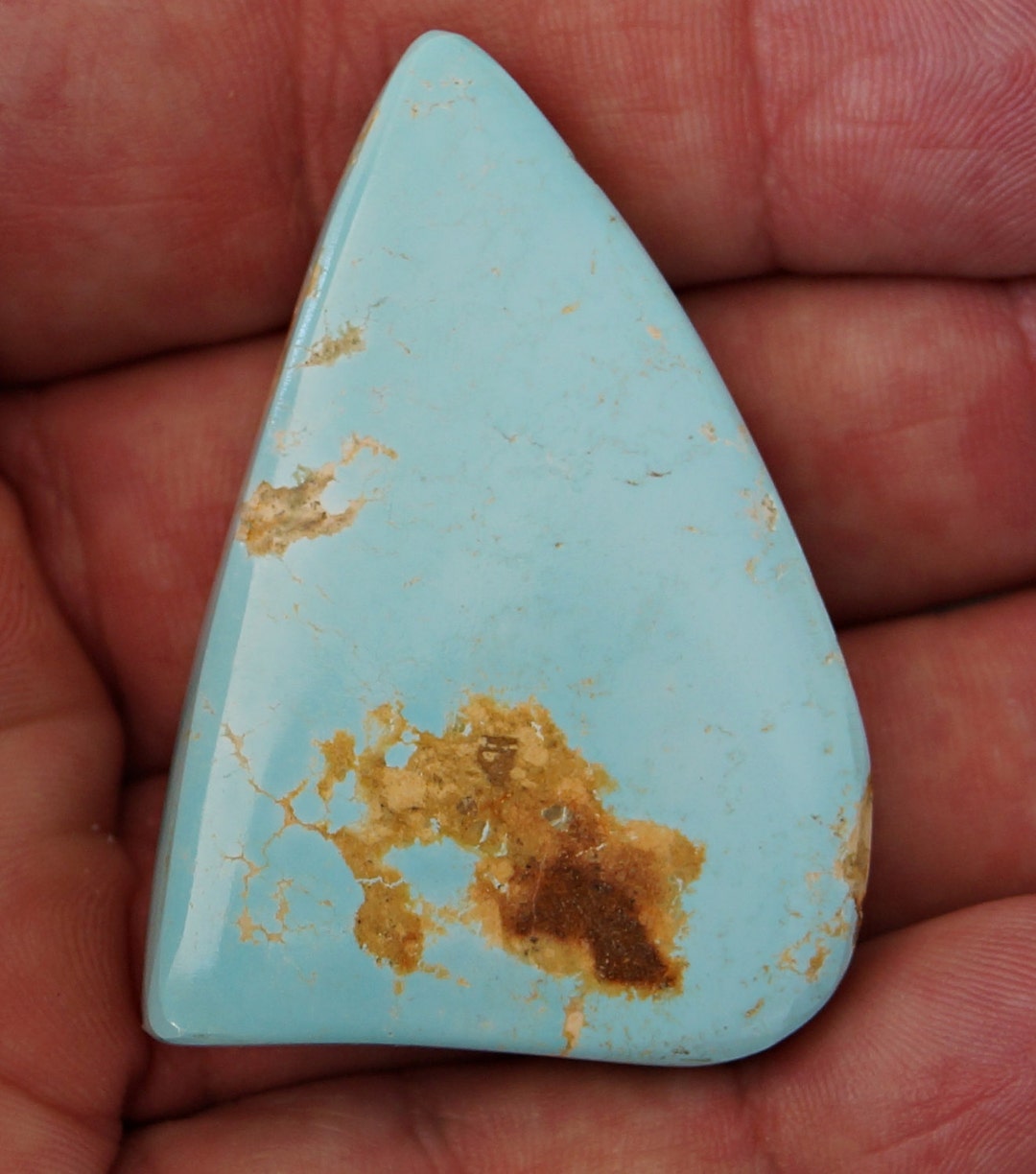 BIG Natural Turquoise Light Blue Large Huge Cabochon From the Southwest ...