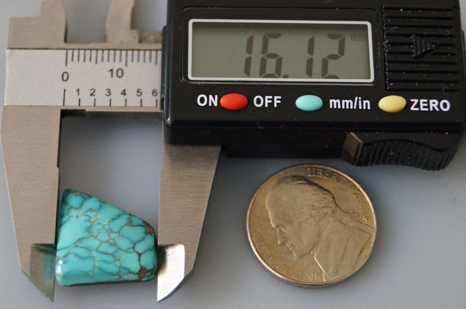 High Grade Indian Mountain Turquoise Cabochon Natural 11.5 Carats Cab ...