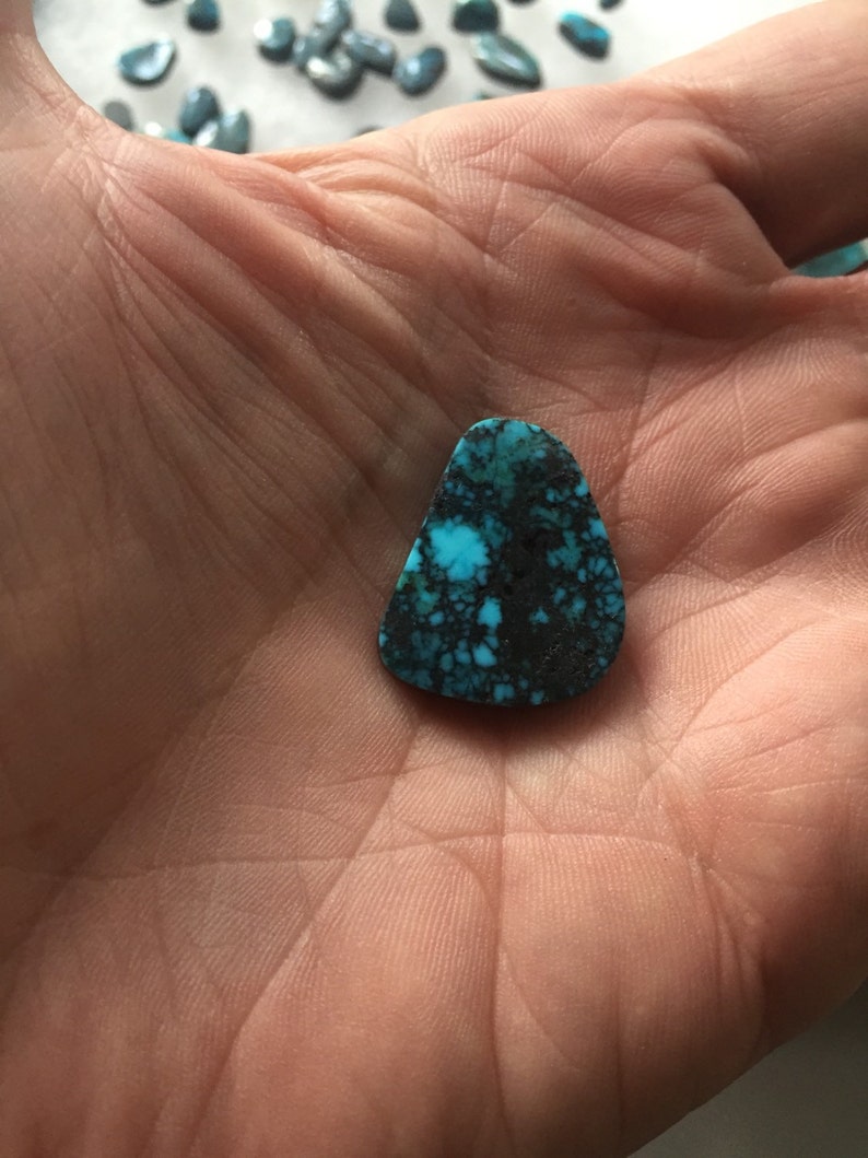 Gem High Grade Red Mountain Turquoise Cabochon Natural 18.5 - Etsy