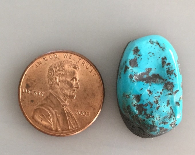 MC277 Natural Old Style Morenci Turquoise Cabochon 15 Carat Cab Stone ...