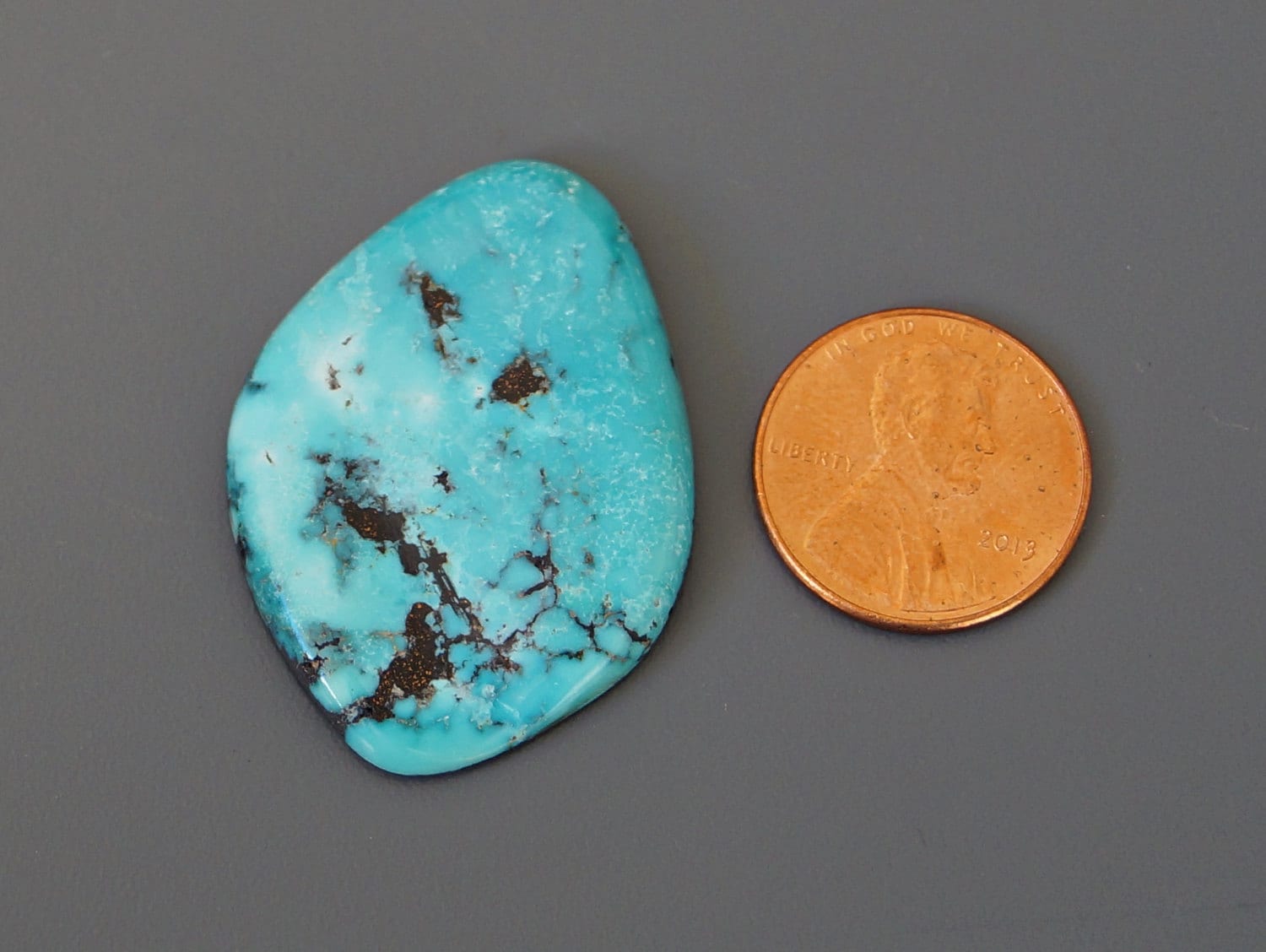 Indian Mountain Turquoise Cabochon 100% Natural 36 Carat Cab Stone ...