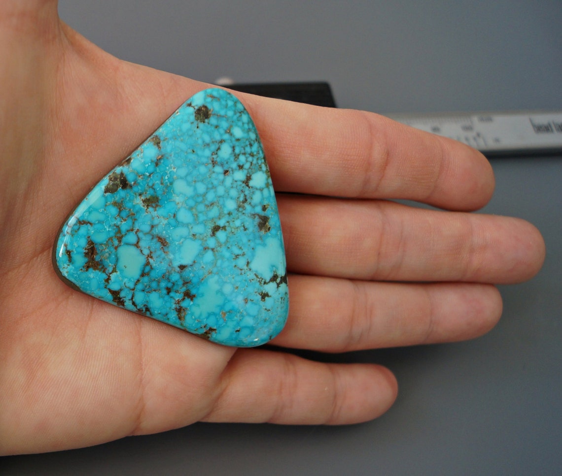 BIG Morenci Blue Turquoise Natural Free Form Cabochons 91 Carat Cab ...