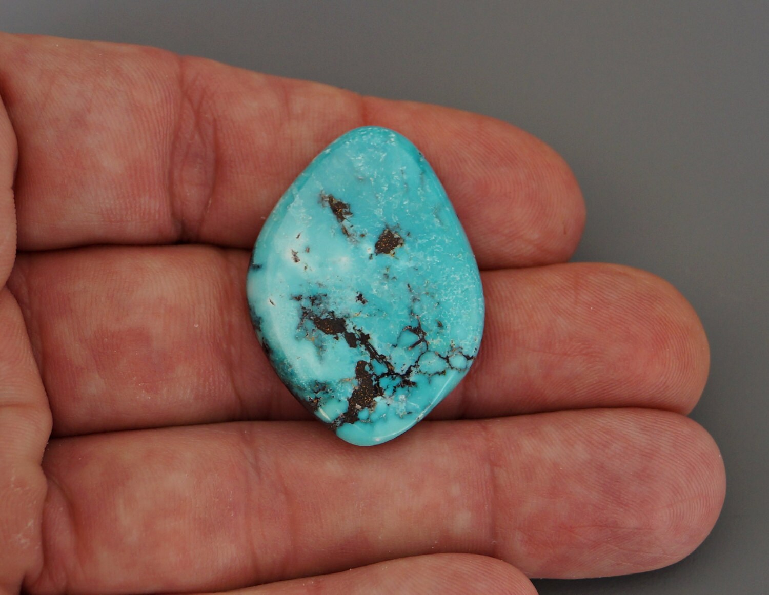 Indian Mountain Turquoise Cabochon 100% Natural 36 Carat Cab | Etsy