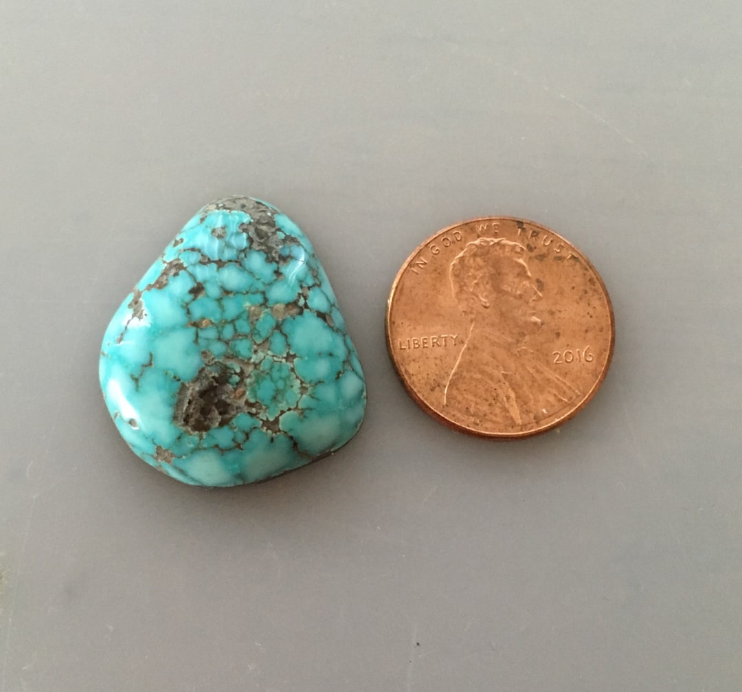 Valley Blue Rare Turquoise Cabochon Natural 24 Carat Cab Stone ...