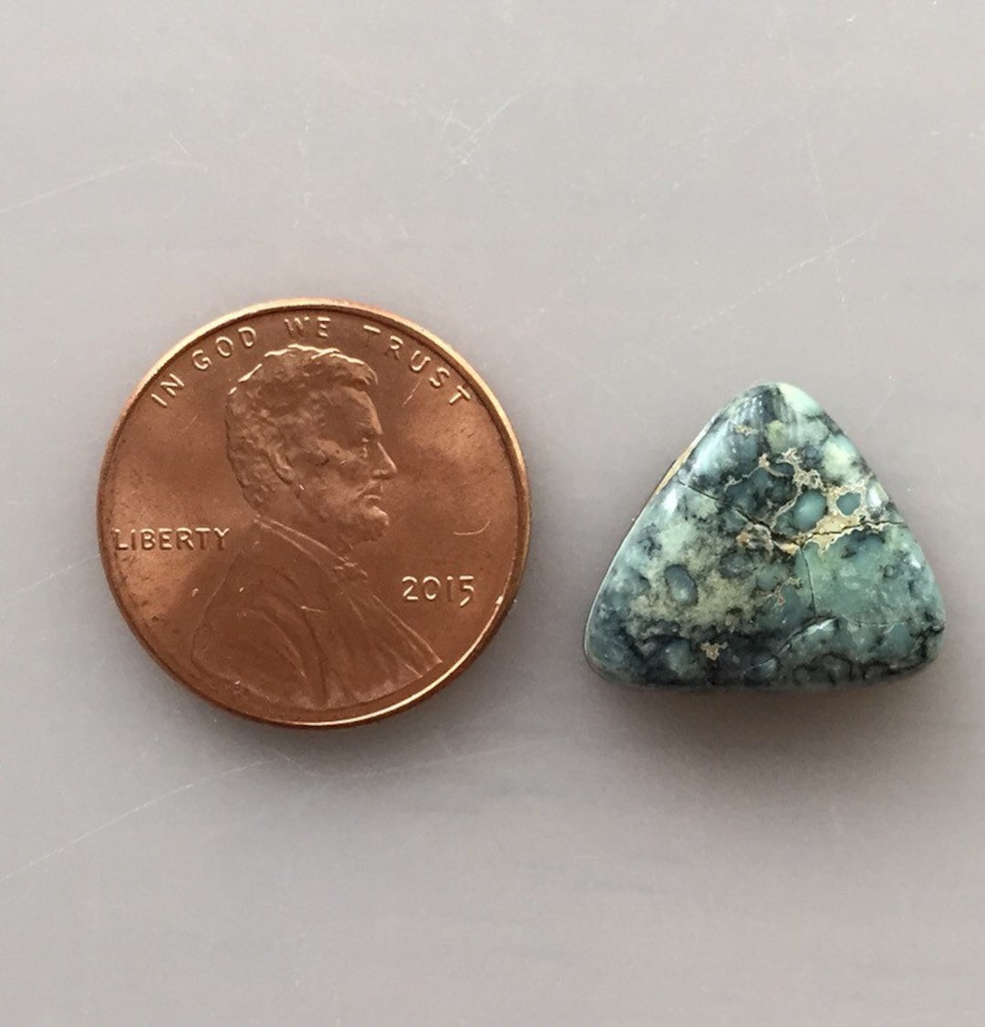 NL08 New Lander Natural Turquoise Cabochon 6.5 Carat Cabs Stone ...