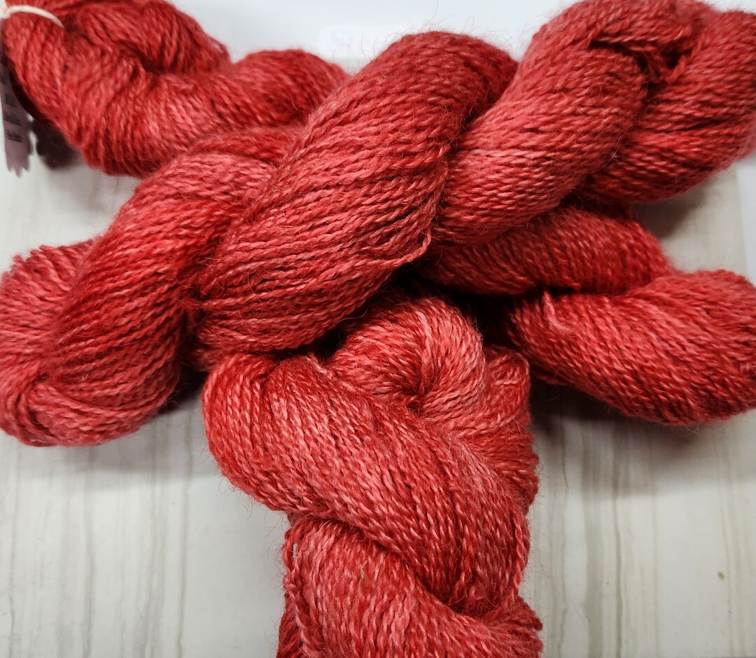 Farm Yarn BFL "fire Brick" DK - Etsy