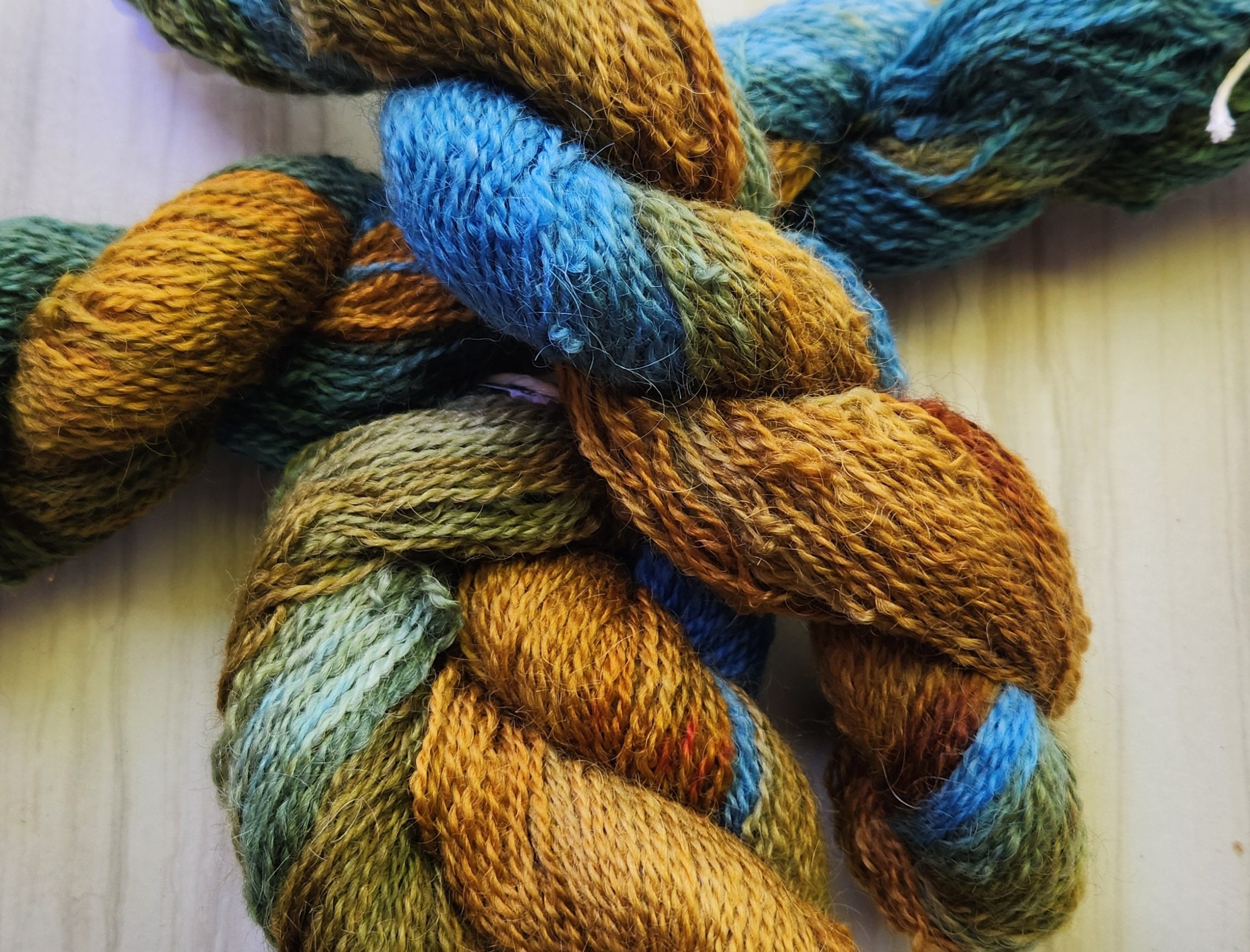 Farm Yarn BFL "coral Reef" DK - Etsy