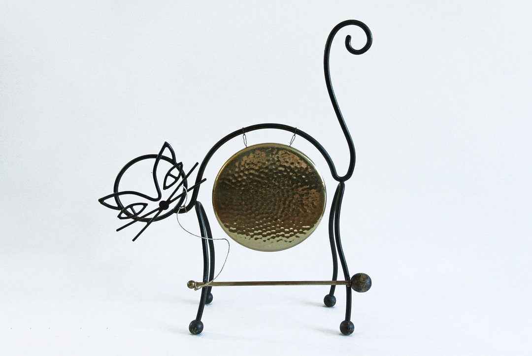 Vintage Metal Gong. Designed by Gunnar Ander. Made by Ystad - Etsy