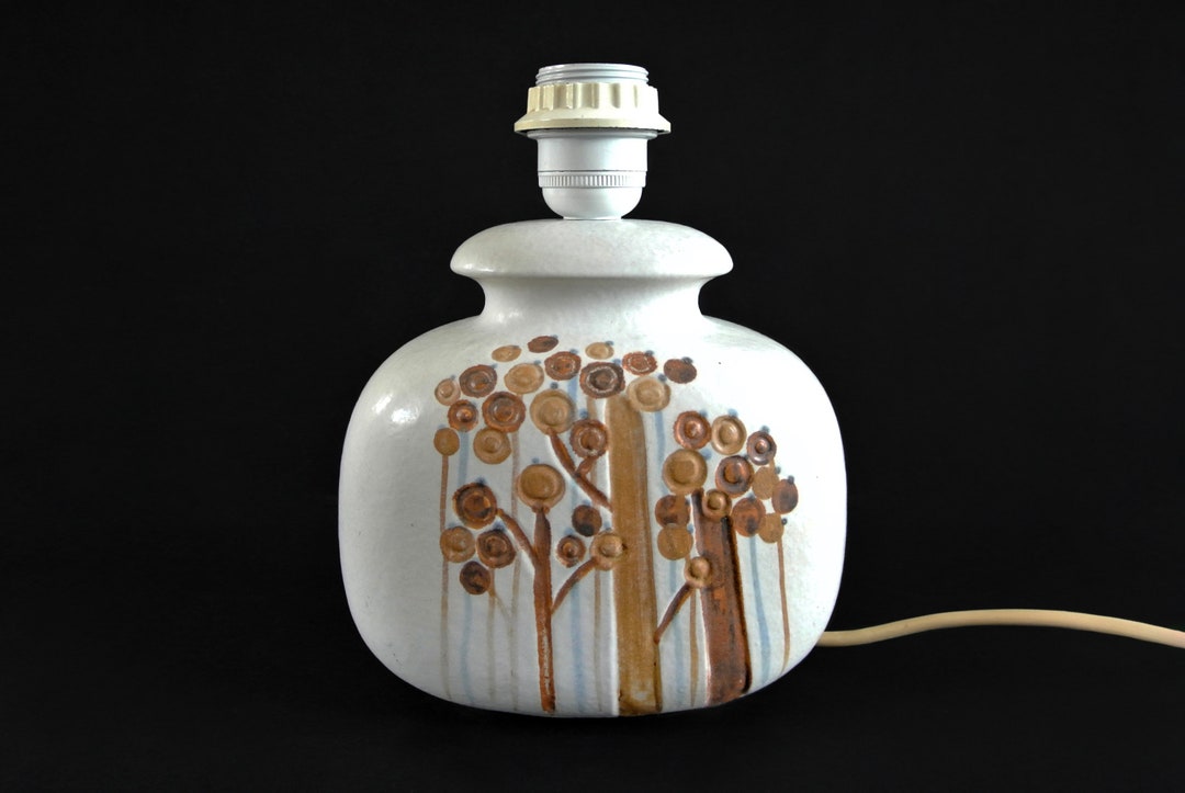 Vintage Ceramic Lamp Base. Designed by Einar Paulsen. Made by Søholm ...