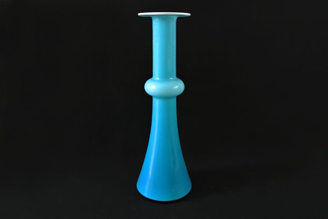 Holmegaard Carnaby per Lütken Christer Holmgren Glass Vase. Denmark ...