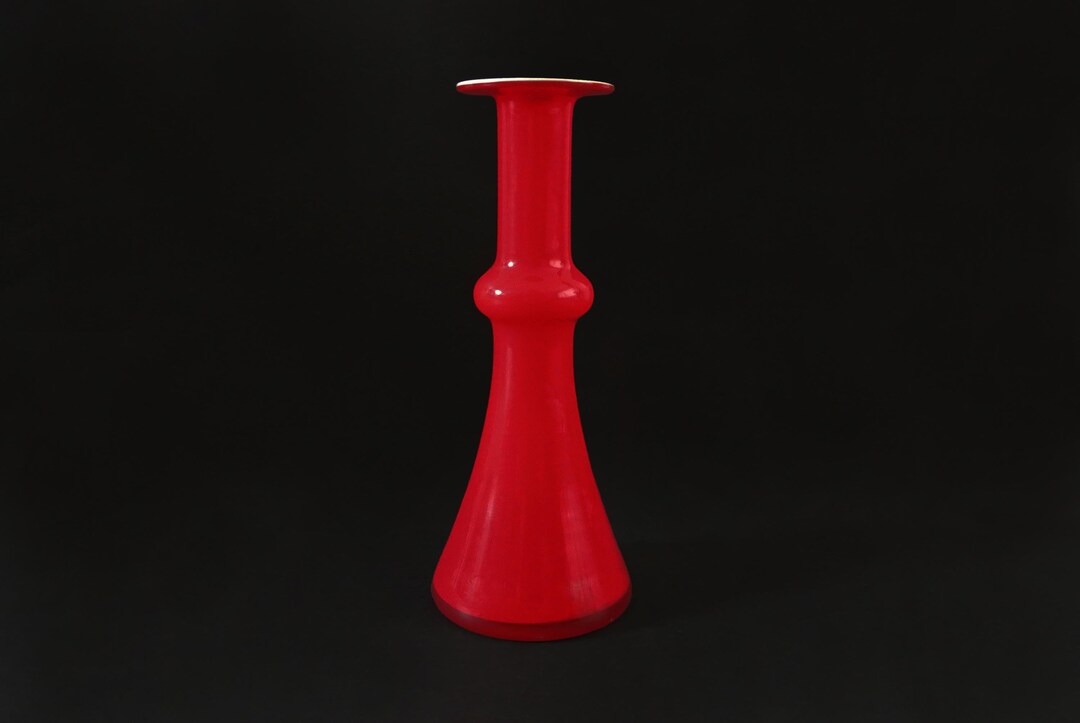 Holmegaard Carnaby per Lütken Christer Holmgren Glass Vase. Denmark ...