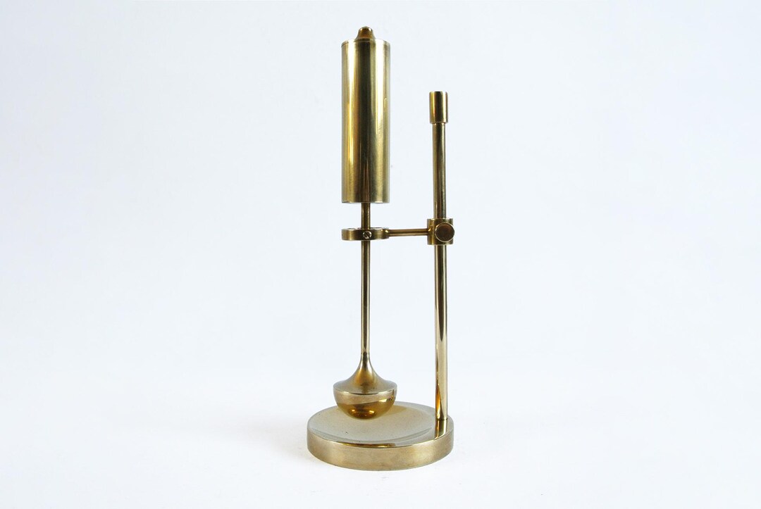 Ilse D. Ammonsen Brass "gyro" Oil Lamp. Made by Daproma, Denmark ...