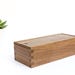 Handmade Solid Walnut Sliding Lid Box - Etsy