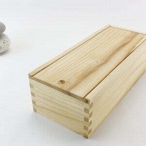 Handmade Elm Sliding Lid Box - 11 X 4 3/4 X 3 1/8 Inches - Etsy