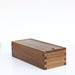 Handmade Solid Walnut Sliding Lid Box - Etsy