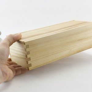 Handmade Elm Sliding Lid Box - 11 X 4 3/4 X 3 1/8 Inches - Etsy