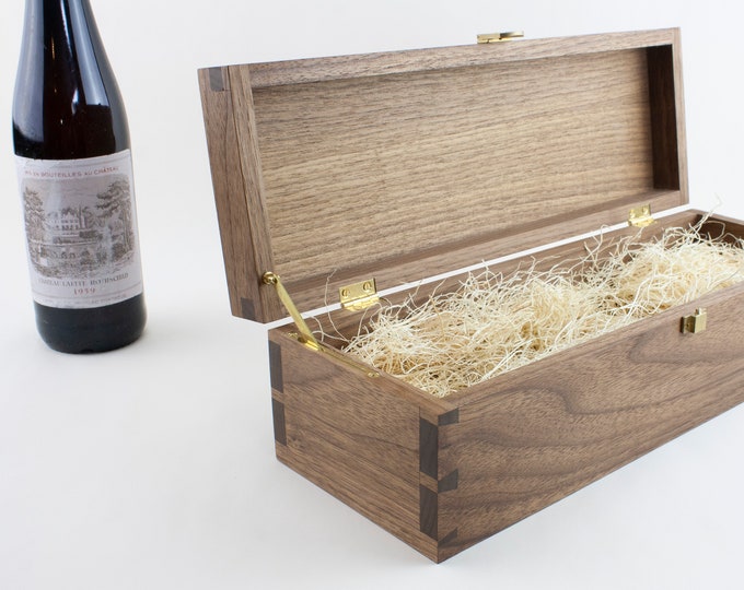 Handmade Solid Walnut Sliding Lid Box - Etsy Canada