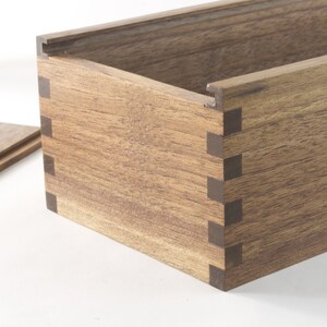 Handmade Walnut Sliding Lid Box 11 X 4 3/4 X 3 1/8 Inches - Etsy