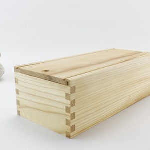 Handmade Elm Sliding Lid Box - 11 X 4 3/4 X 3 1/8 Inches - Etsy