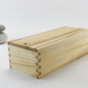 Handmade Elm Sliding Lid Box - 11 X 4 3/4 X 3 1/8 Inches - Etsy