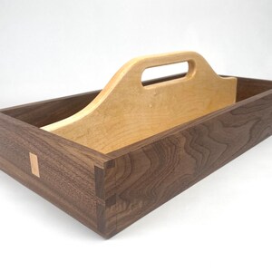 Classic Handmade Walnut and Maple Toolbox - Etsy