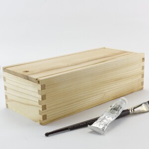 Handmade Elm Sliding Lid Box - 11 X 4 3/4 X 3 1/8 Inches - Etsy