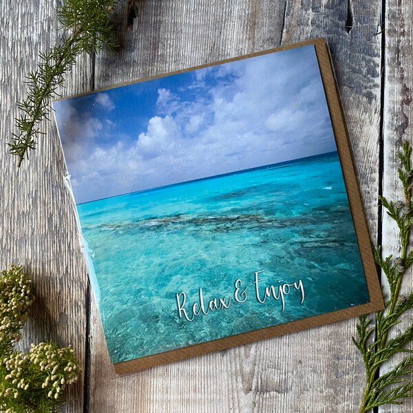 Beach Scene Birthday Card - Etsy