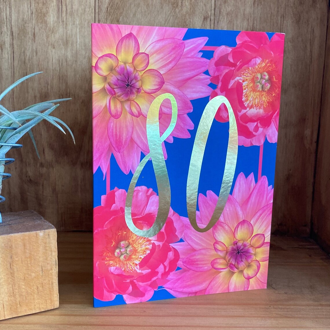 80th Birthday Card 80 CARD 80 Floral Birthday Card for Nan - Etsy