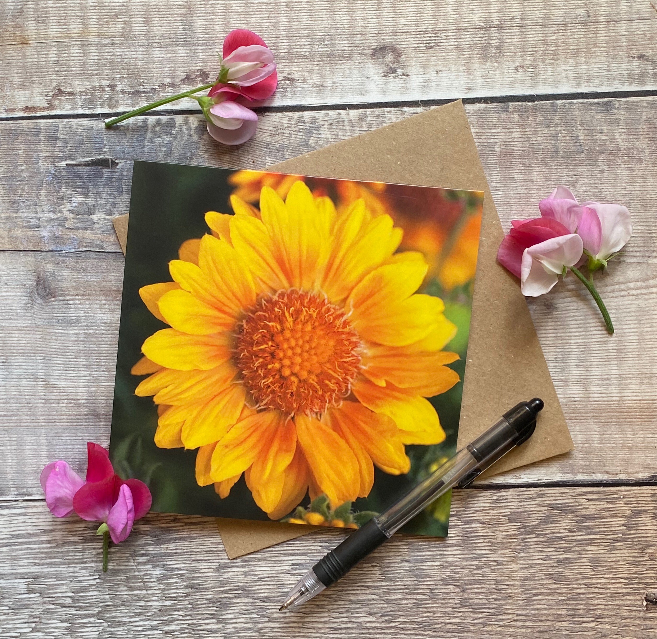 Flower Card Floral Greeting Card Female Birthday Card - Etsy