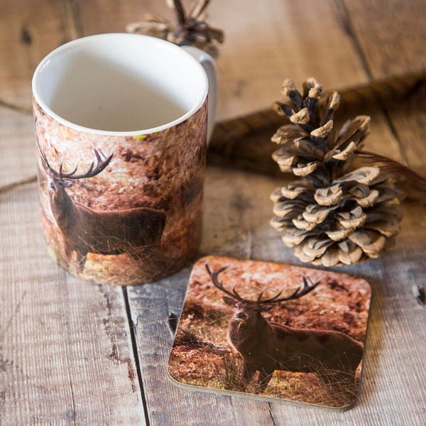 Mug and Coaster Set - Etsy UK