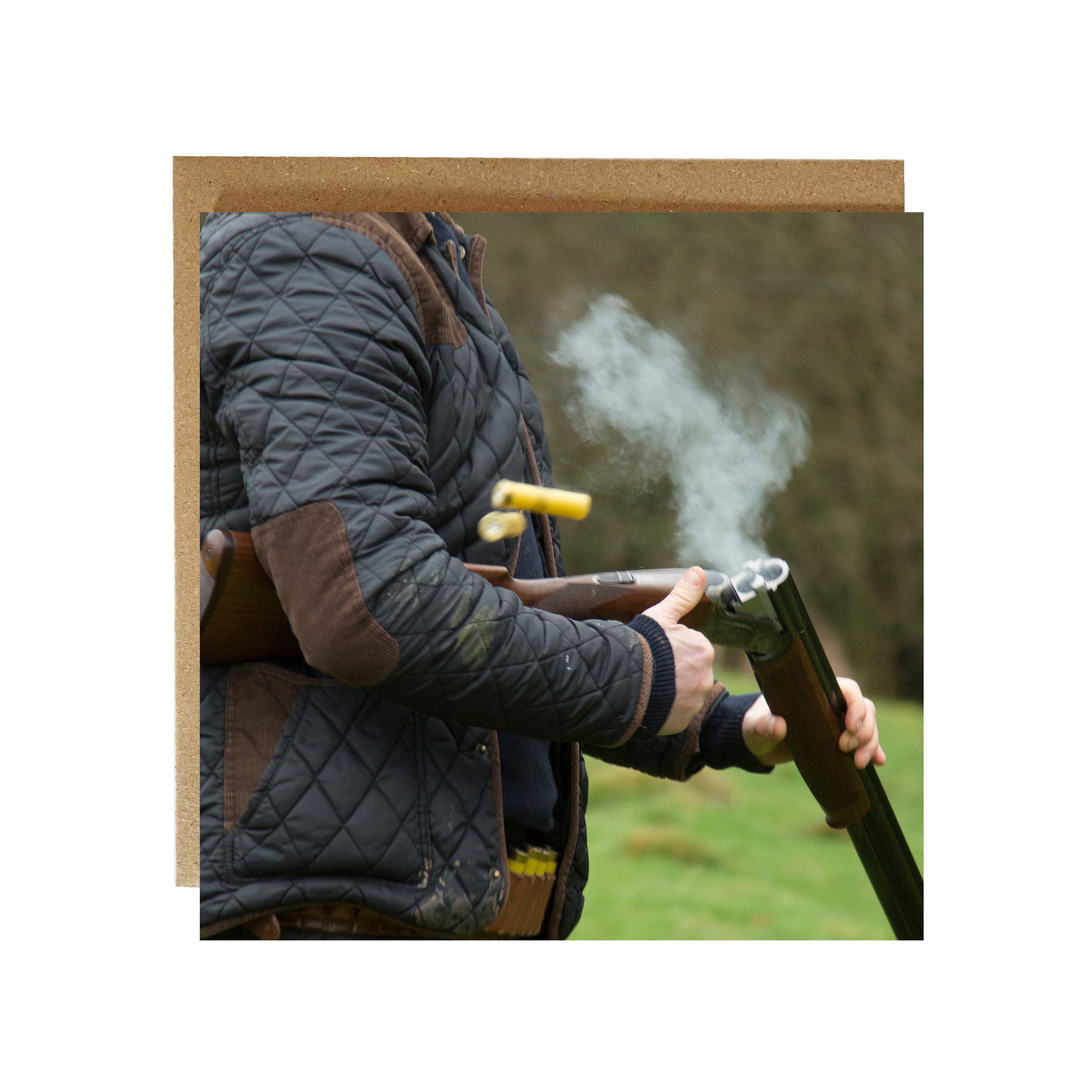Both Barrels Shotgun Card Shooting Greeting Card Countryside Sports ...