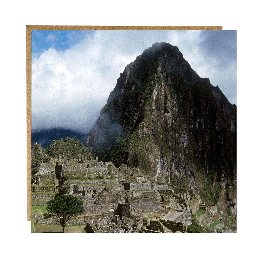 Machu Picchu Greeting Card: Peruvian Travel Card - Etsy
