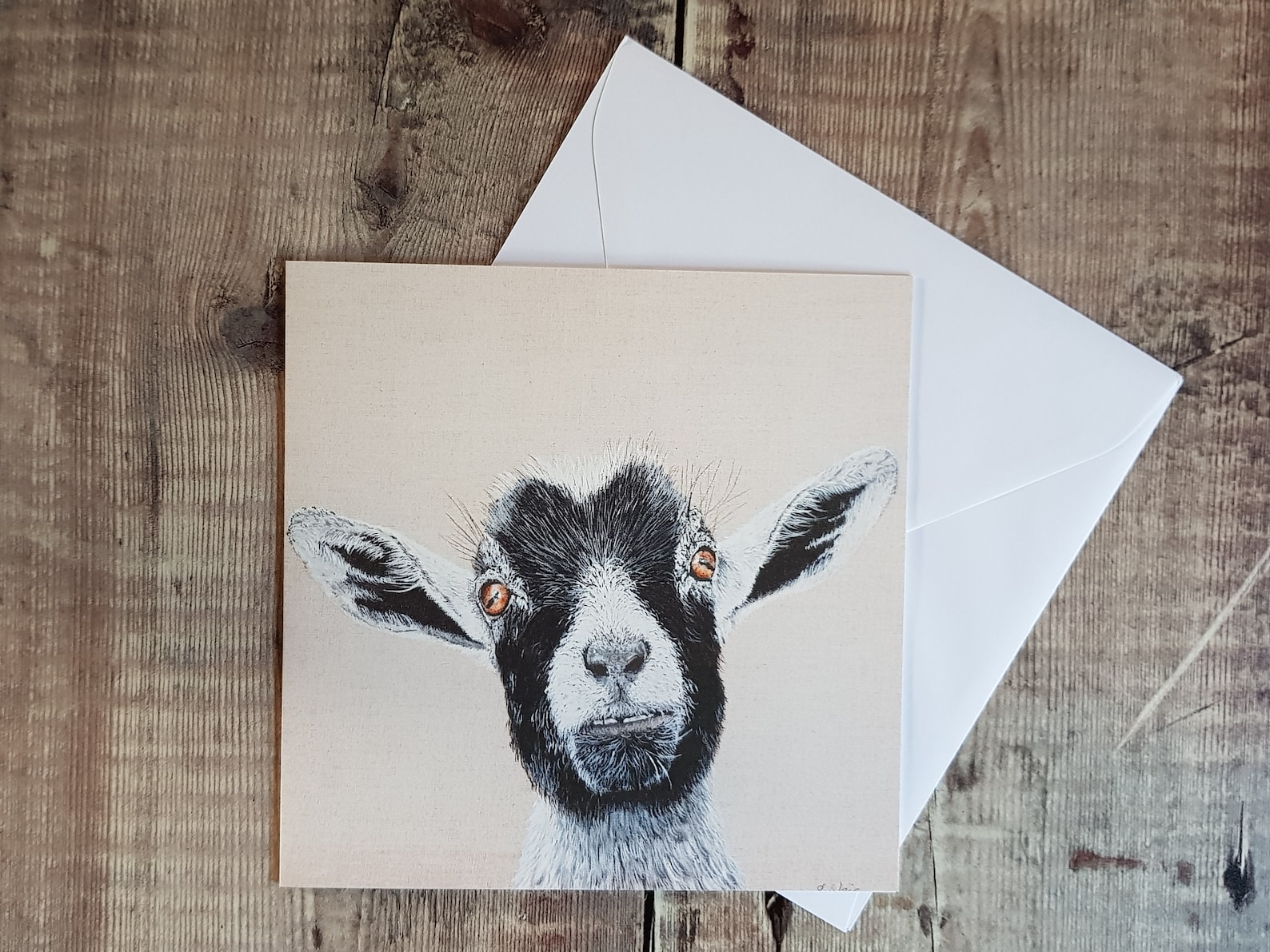 Goat Card Blank Card Greetings Card Farm Animal - Etsy
