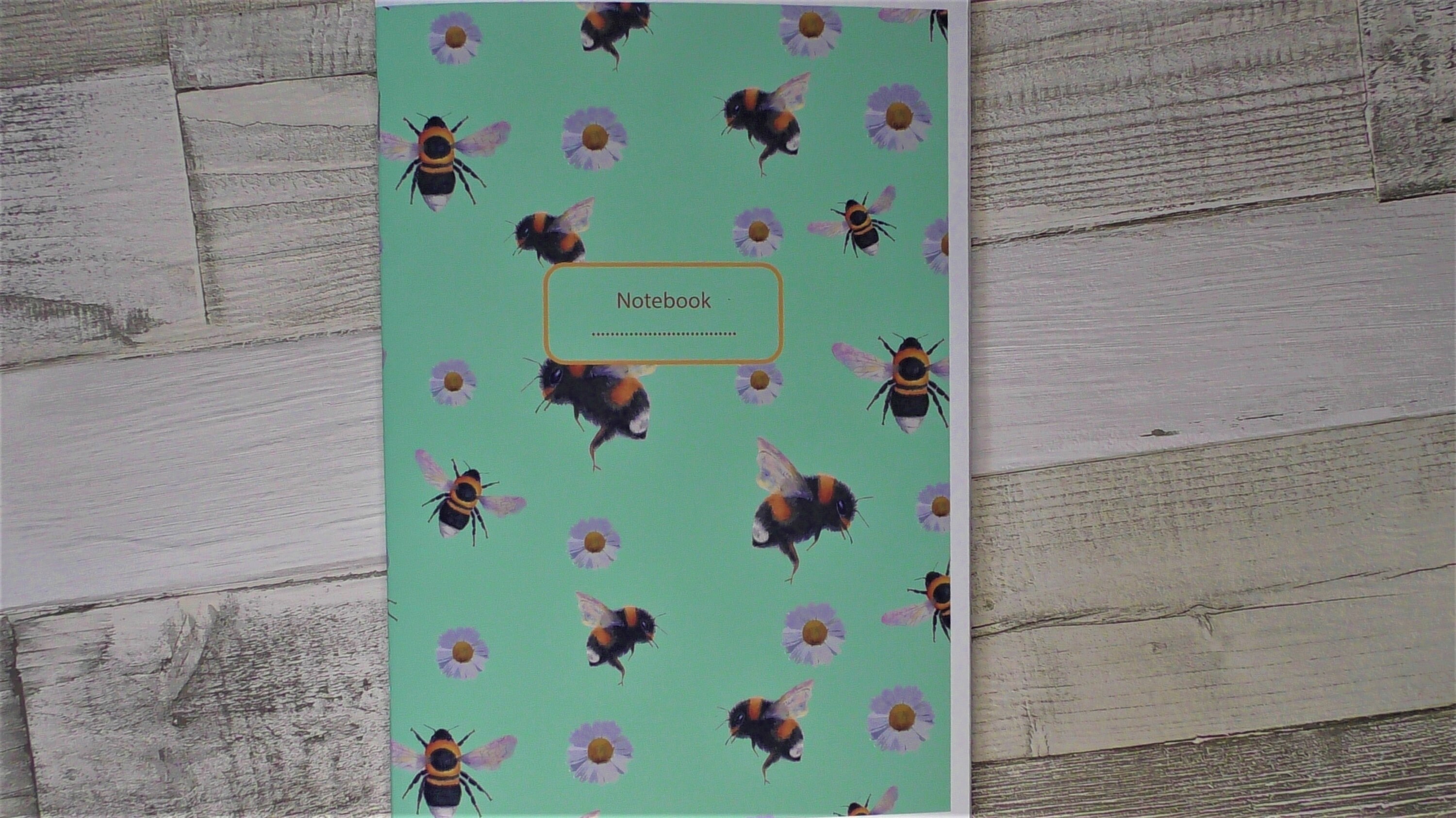 Bee Notebook A5 Notebook Bee Wildlife Notebook handmade Notebook ...