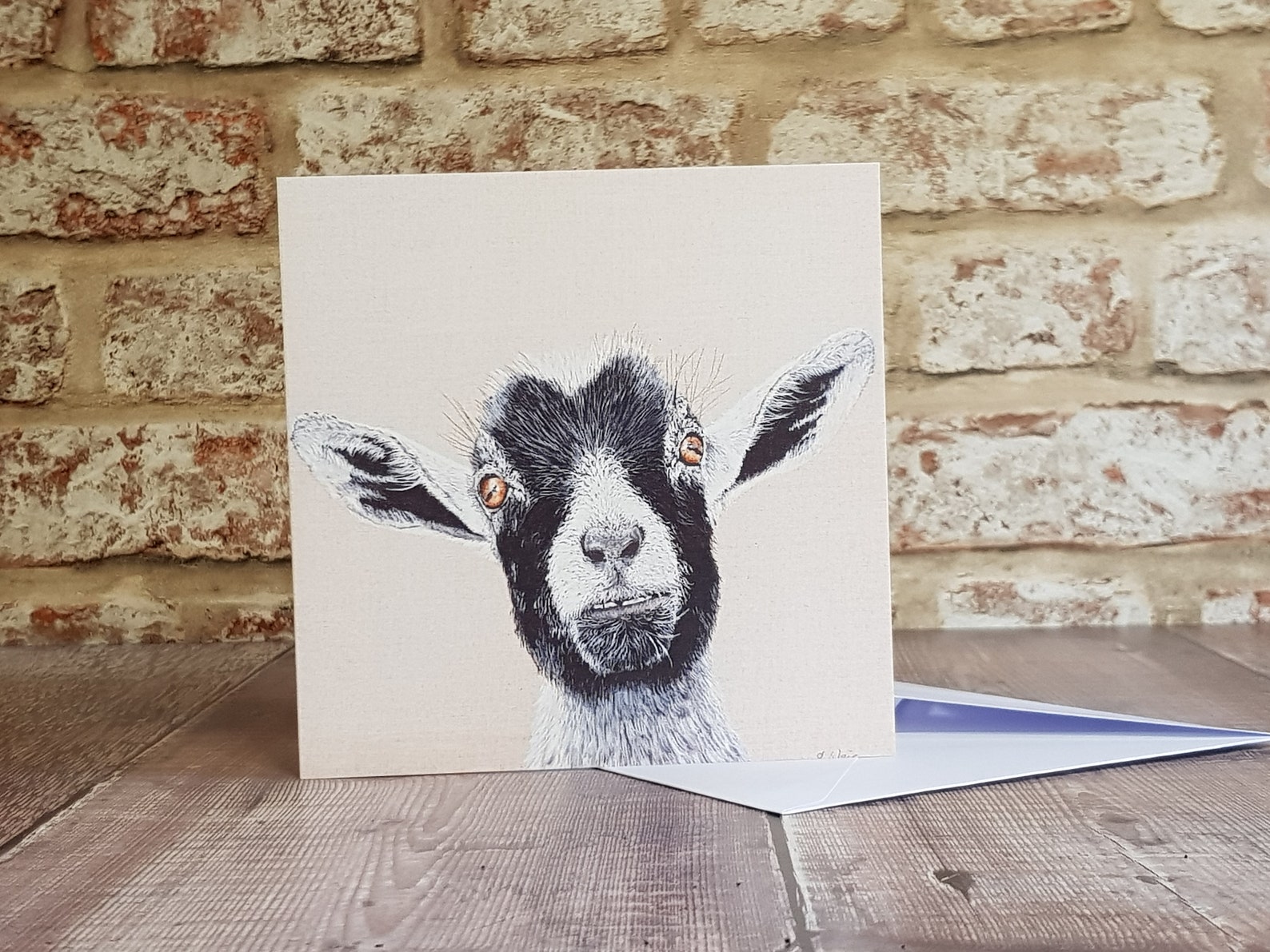 Goat Card Blank Card Greetings Card Farm Animal - Etsy