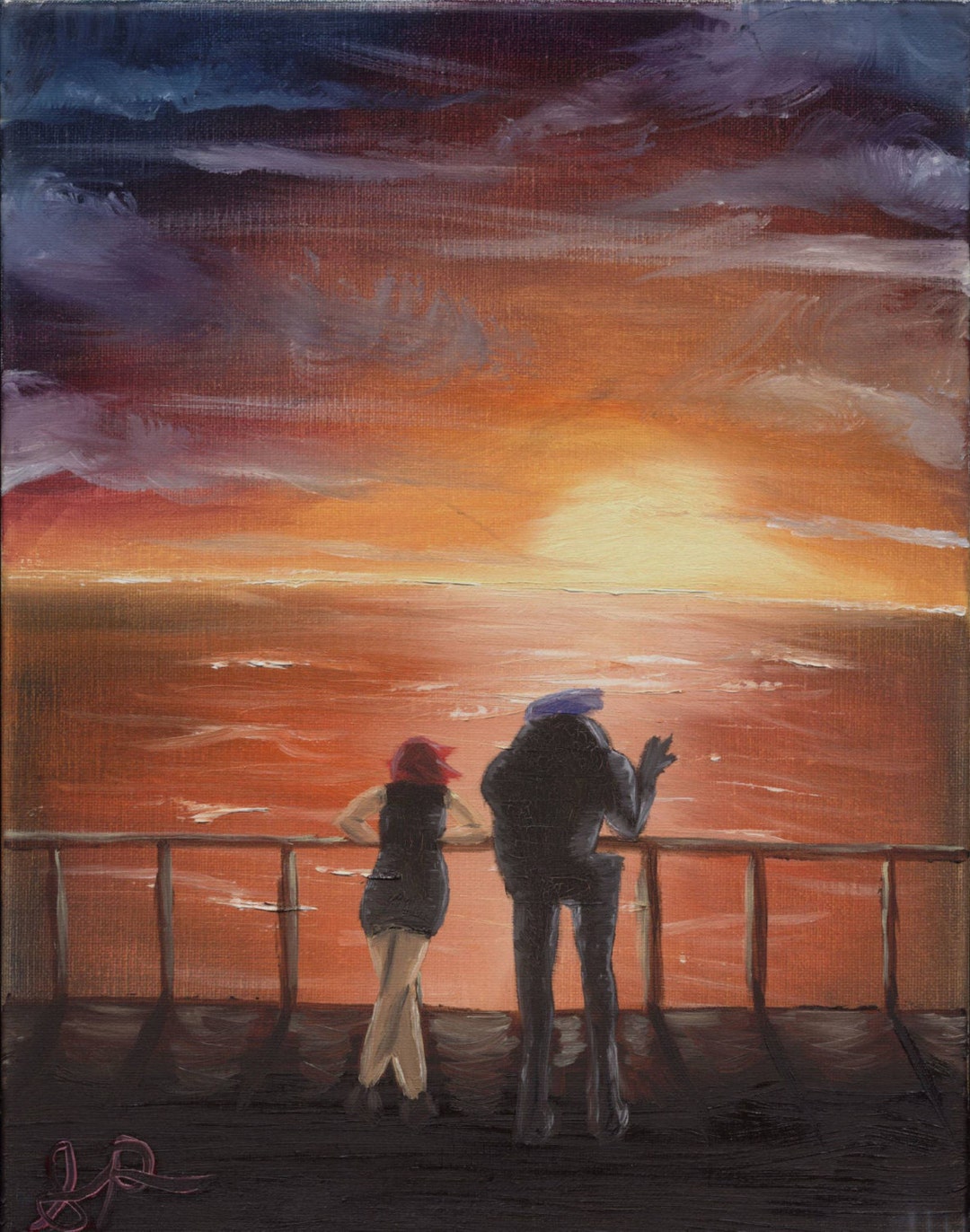 Mass Effect Art Print no Shepard Without Vakarian Oil Painting Gaming ...