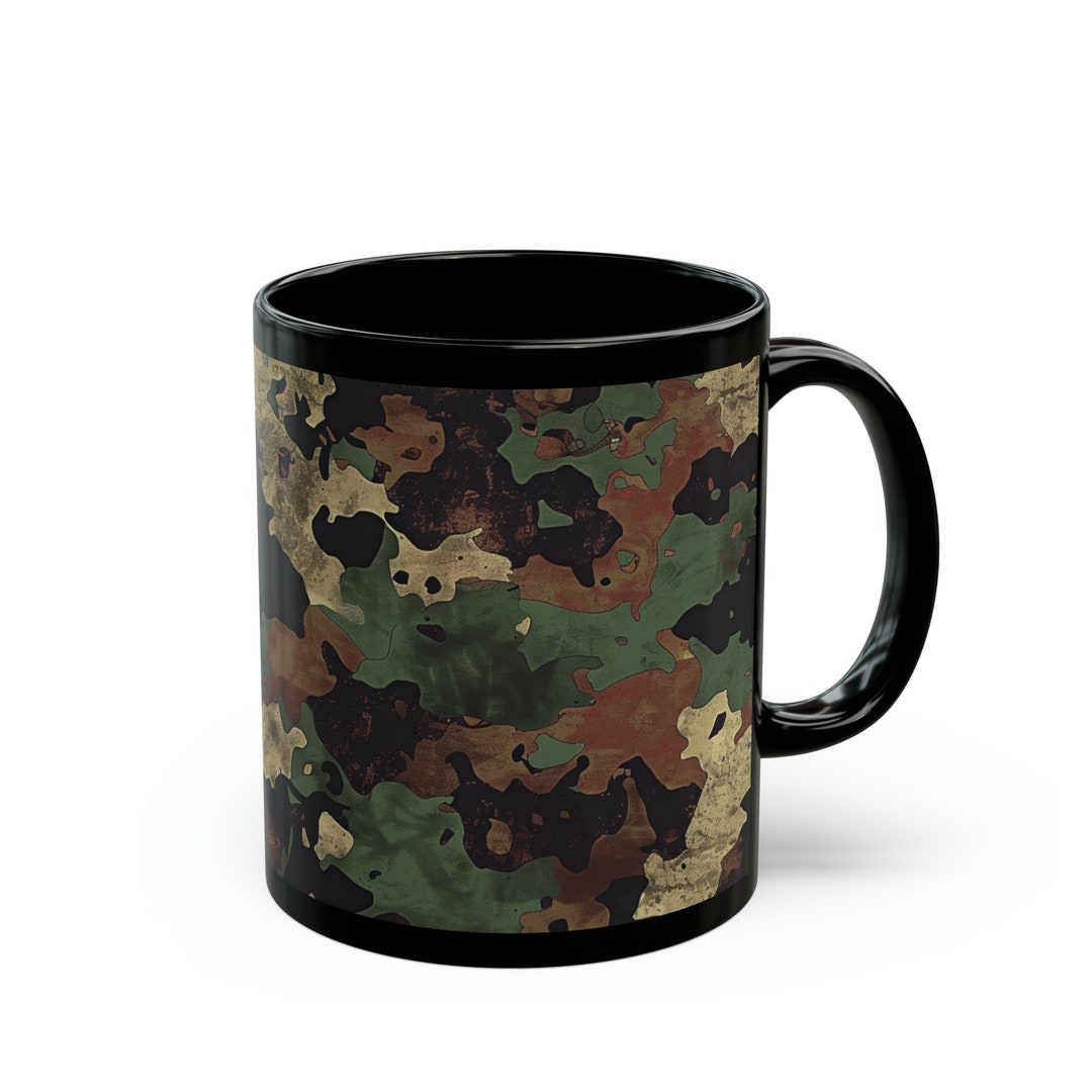 Tactical Camo Mug - Camouflage Pattern Military Veteran Hunter Gift on ...