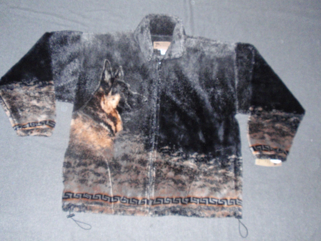 Adult German Shepherd Fleece Jacket 2x Great Gift for Dog Lover - Etsy
